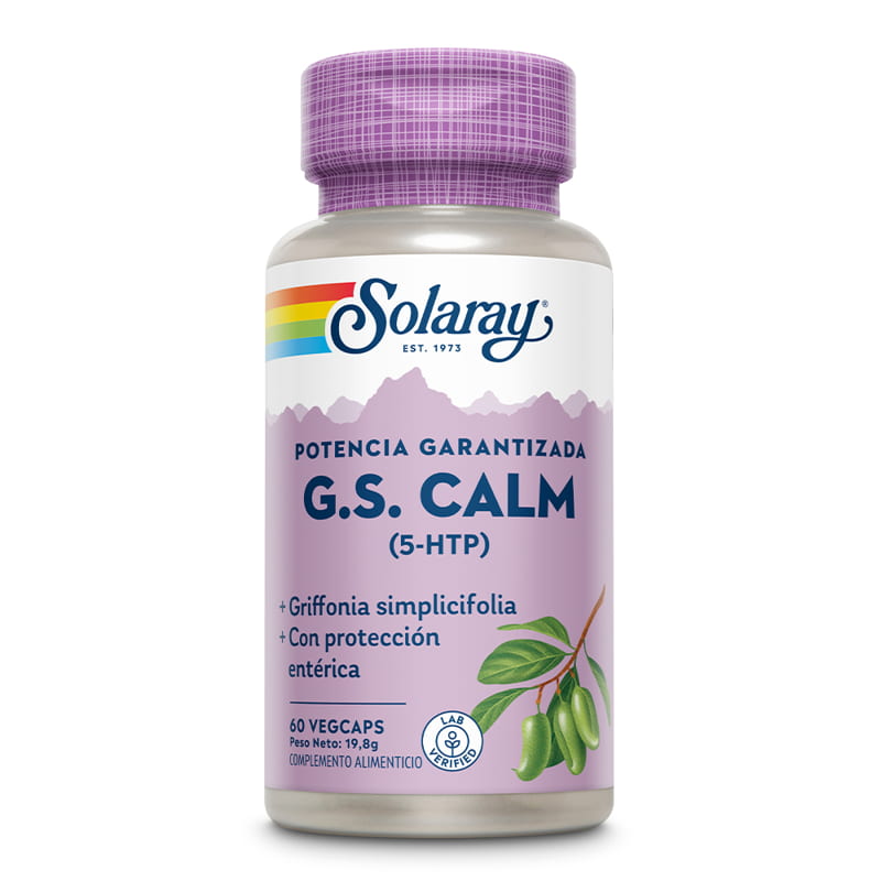 Solaray GS Calm 5-HTP 60 Cápsulas | Farmacia Ribera.