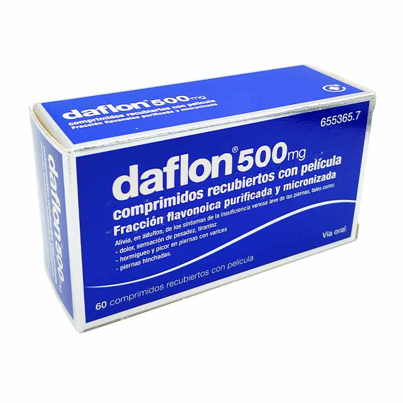 Comprar Daflon 500 Mg 60 Comprimidos Recubiertos