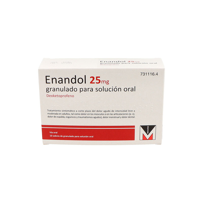 Comprar Enandol 25 Mg Granulado Para Solución Oral