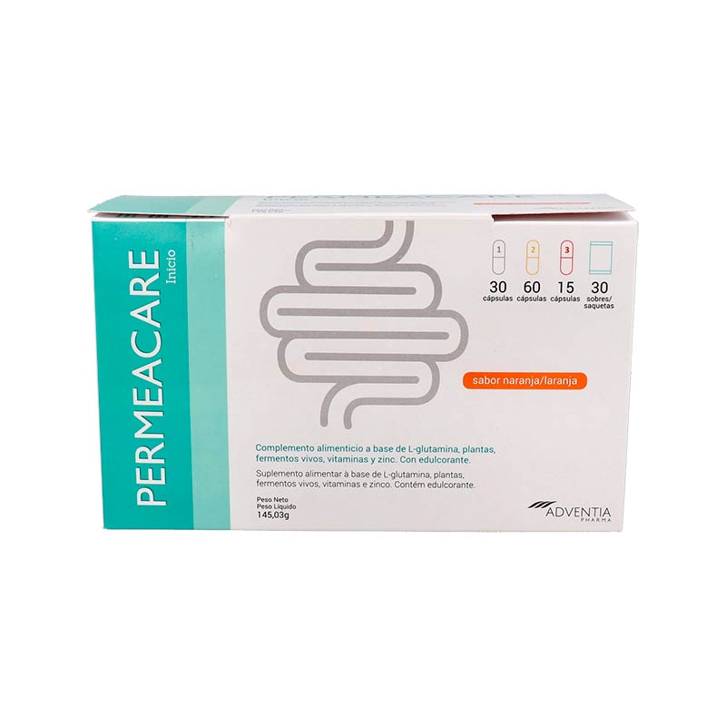 Comprar Permeacare Inicio 30 Capsulas+60 Capsulas+15 Capsulas+30 Sobres ...