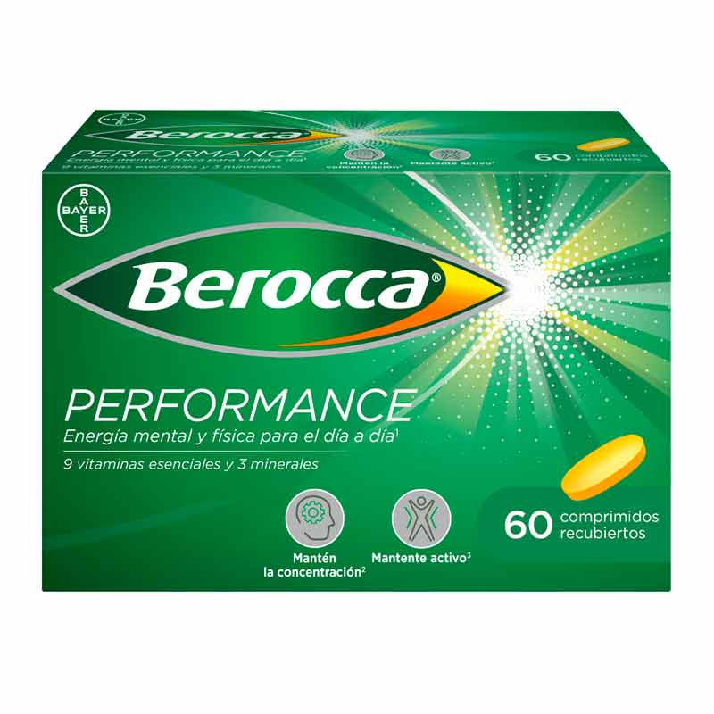 Comprar Berocca Performance Vitaminas Rendimiento 60 comprimidos