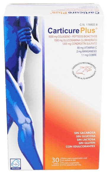 Comprar Carticure Plus 30 Sobres | Farmacia Ribera.