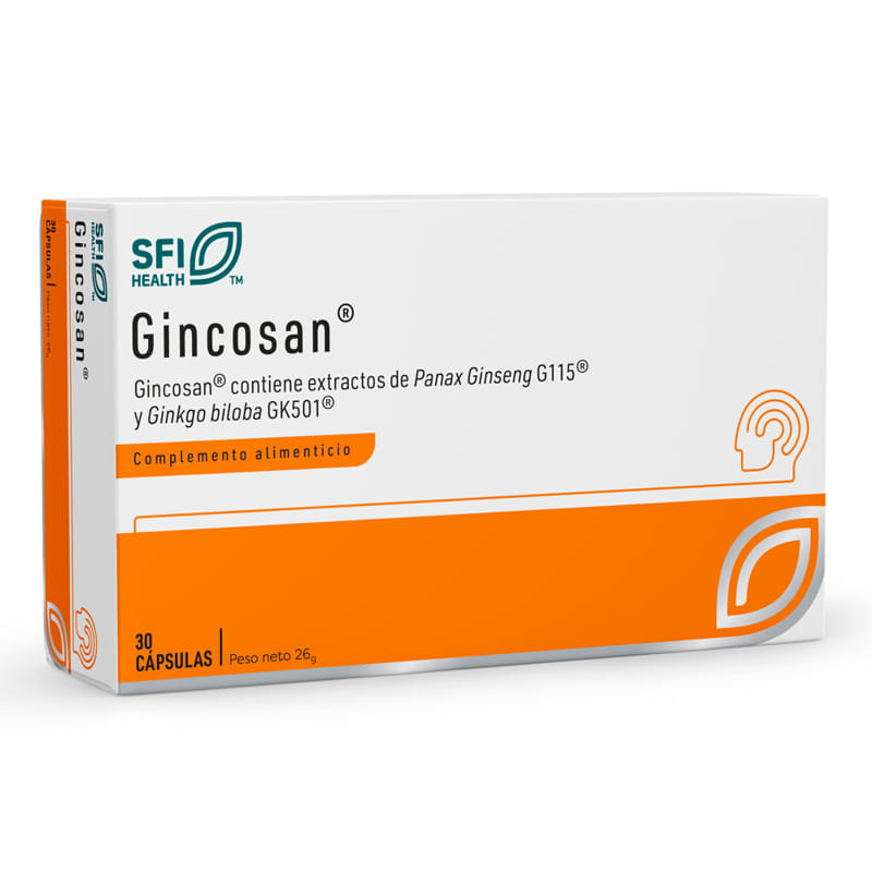 Comprar Gincosan 30 Cápsulas | Farmacia Ribera.
