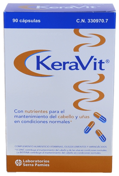 Comprar Keravit 90 Cápsulas | Farmacia Ribera.