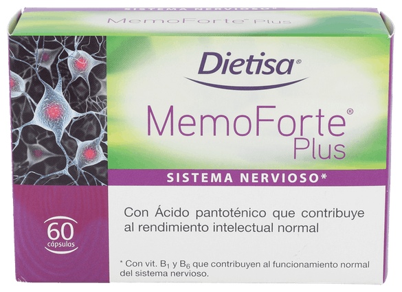 Dietisa Memoforte Plus 60 Cápsulas | Farmacia Ribera.