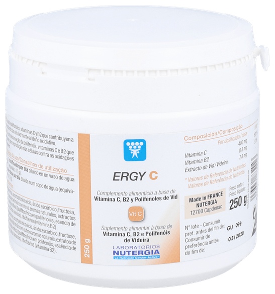 Comprar Nutergia Ergy C 250 Gr | Farmacia Ribera.