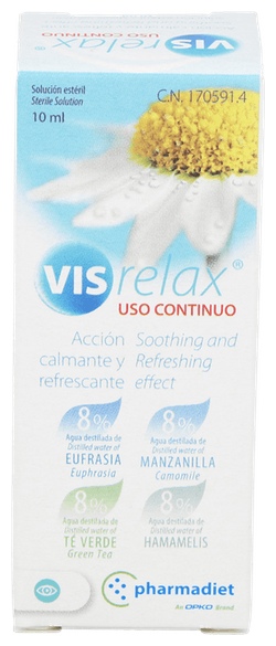 Vis Relax Uso Continuo Got 10 Ml | Farmacia Ribera.